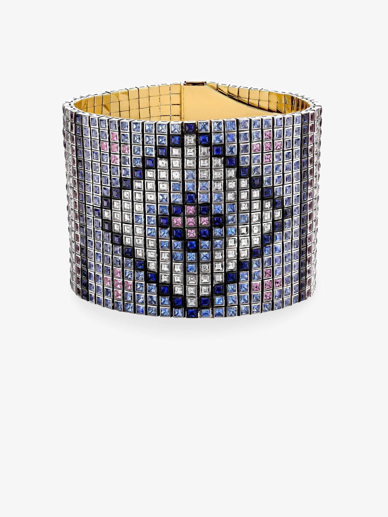 Tapestry Woven Diamond & Sapphire Bracelet | Jessica McCormack ...