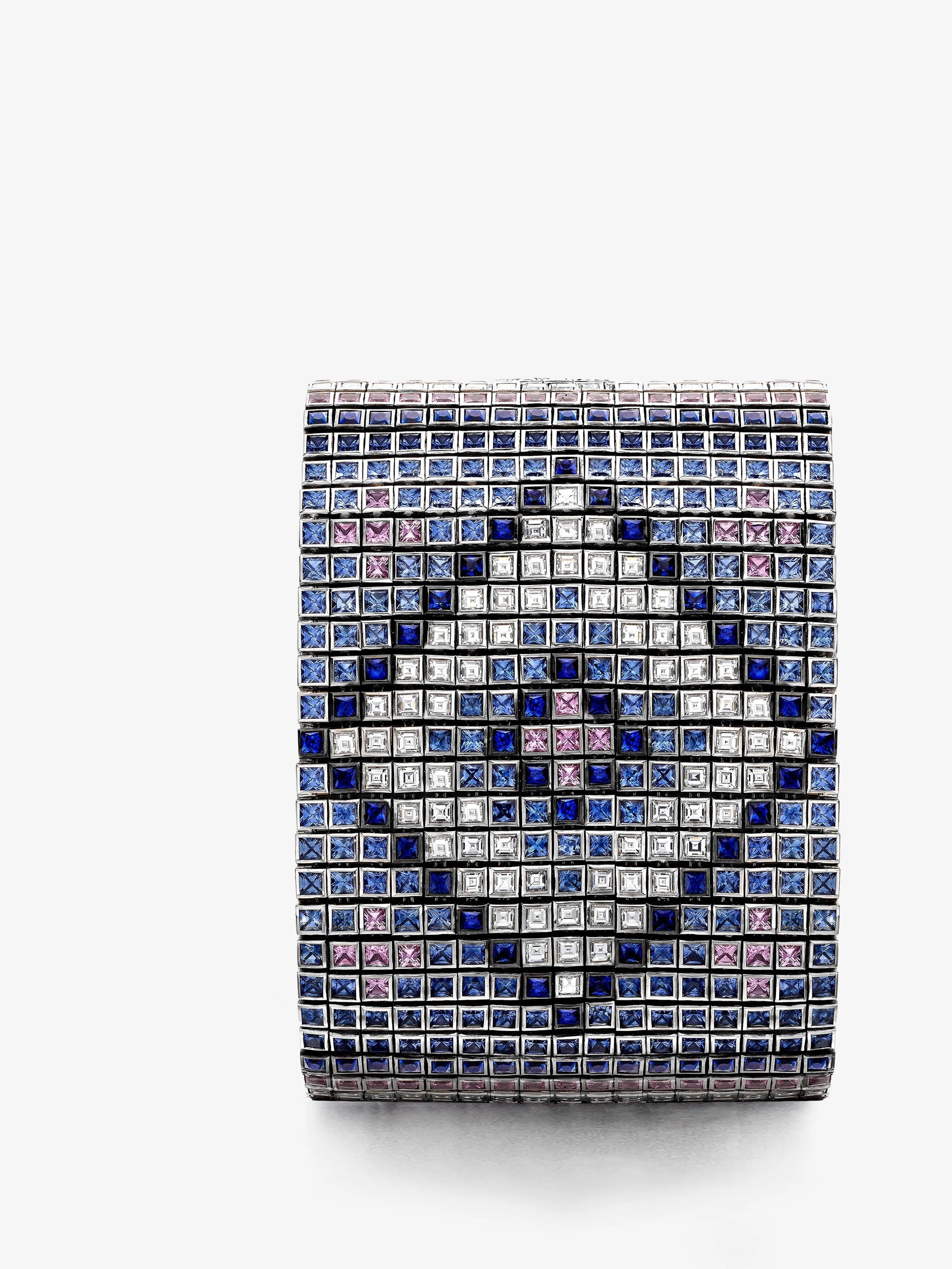 Tapestry Woven Diamond & Sapphire Bracelet | Jessica McCormack ...