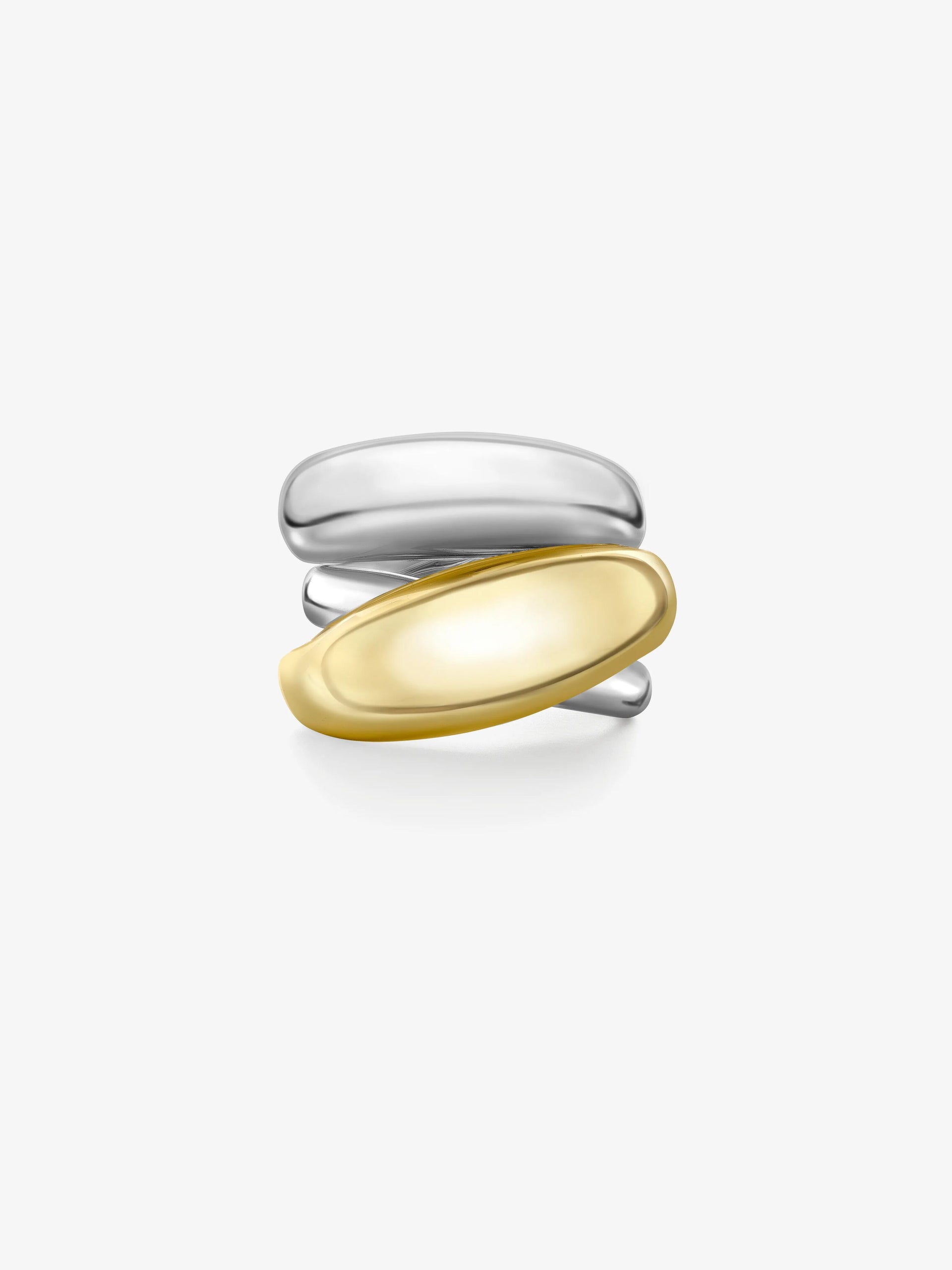Rush Hour White & Yellow Gold Triple Take Ring – Jessica McCormack UK