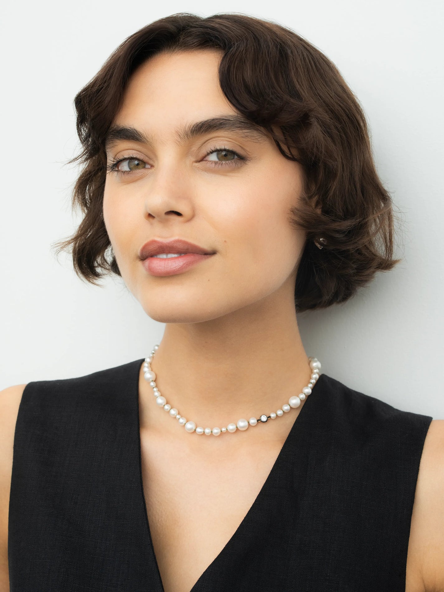 Beaches Pearl & 0.40ct Diamond 16" Necklace | Jessica McCormack ...