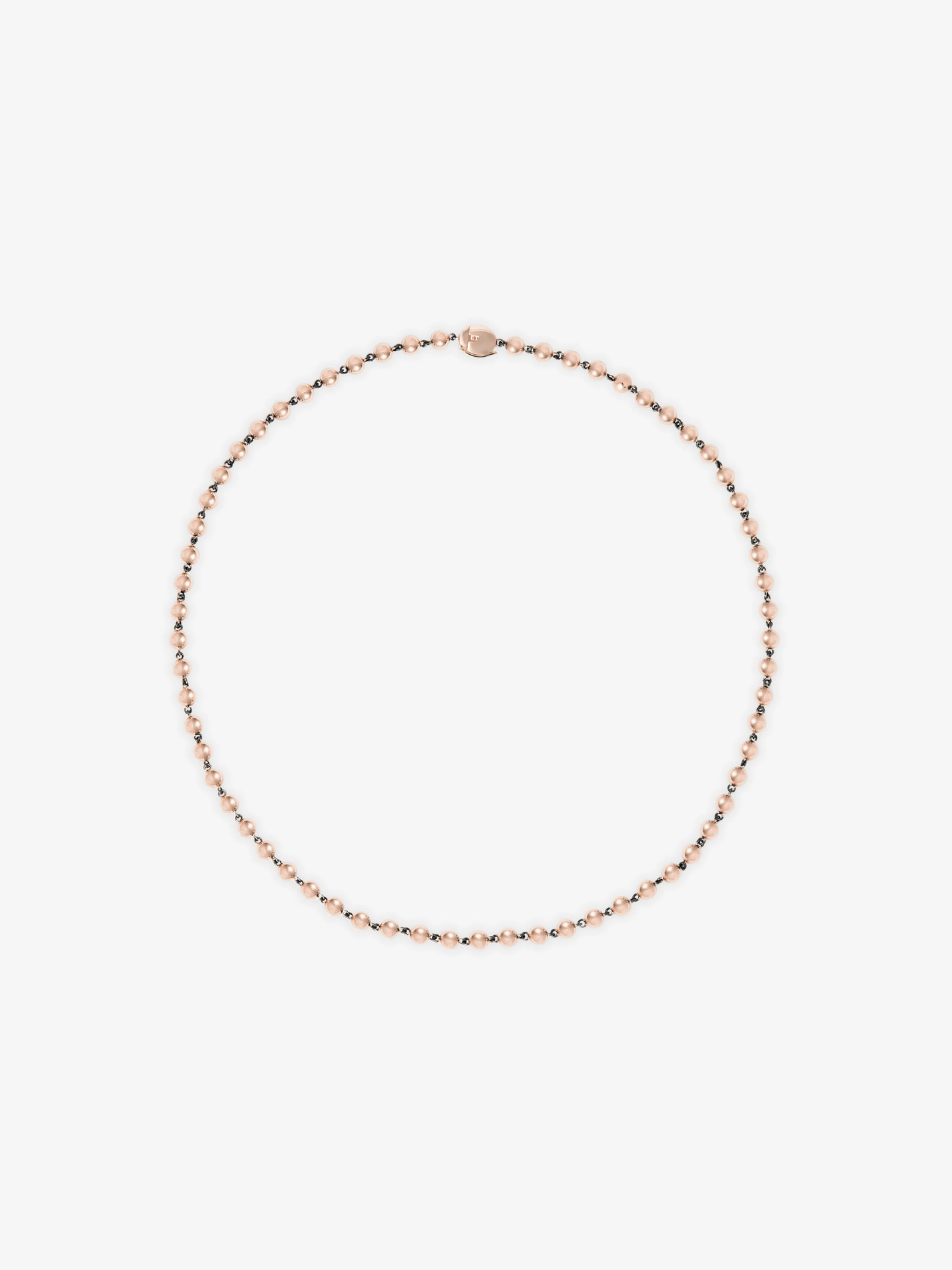 Ball n Chain Rose Gold 18" Necklace | Jessica McCormack – Jessica ...