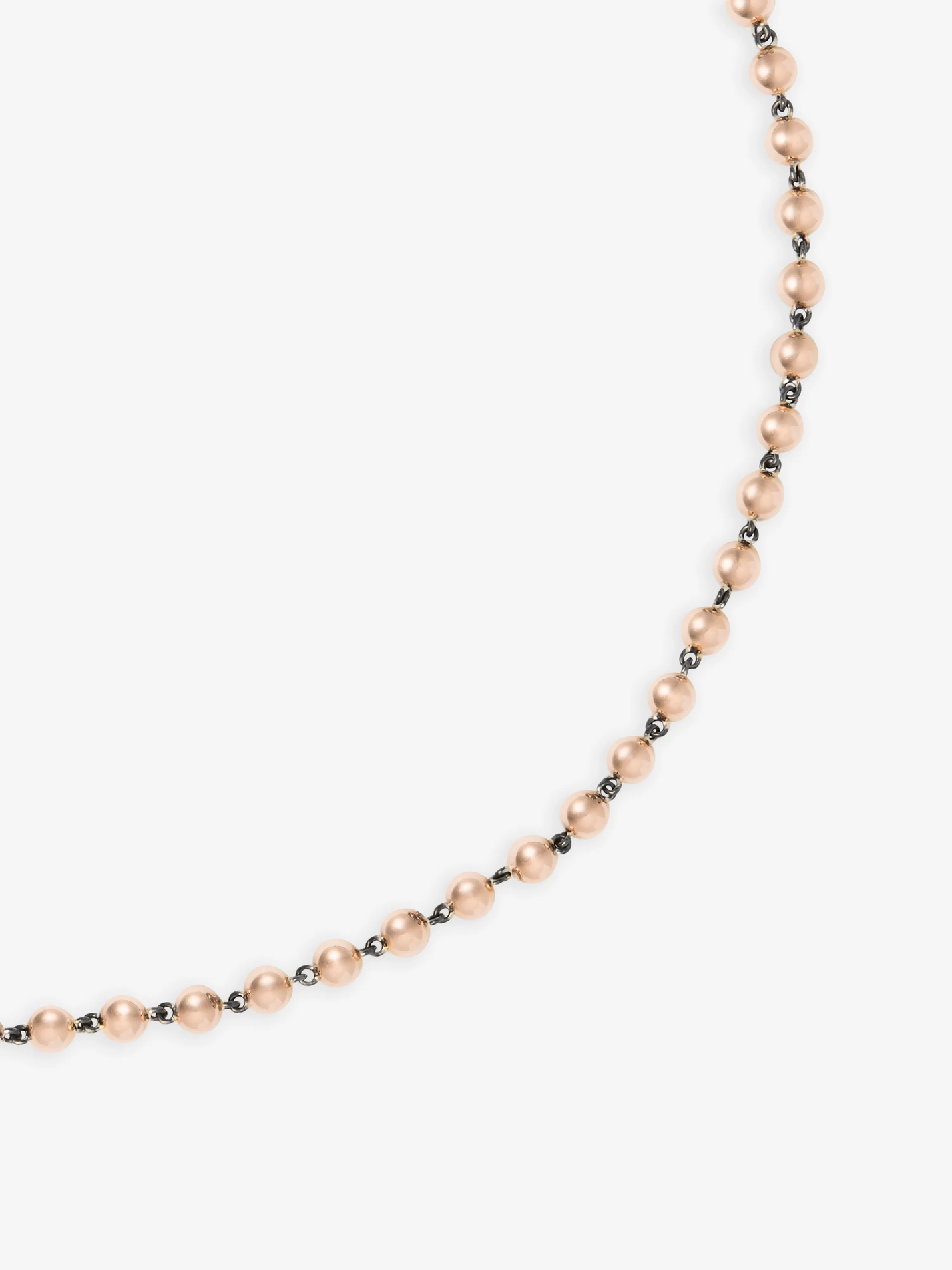 Ball n Chain Rose Gold 18" Necklace | Jessica McCormack – Jessica ...