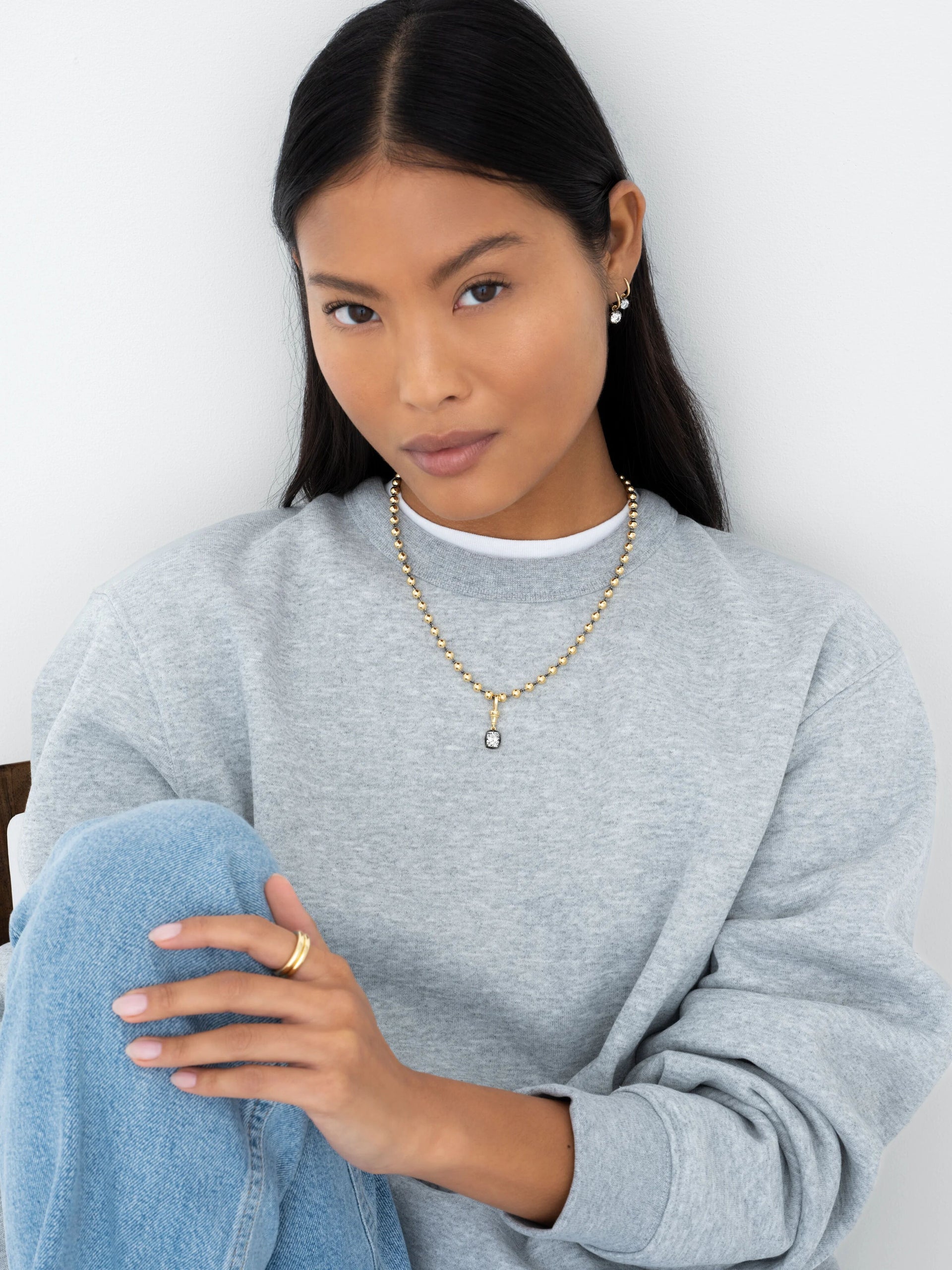 Ball n Chain Yellow Gold 18" Necklace – Jessica McCormack UK