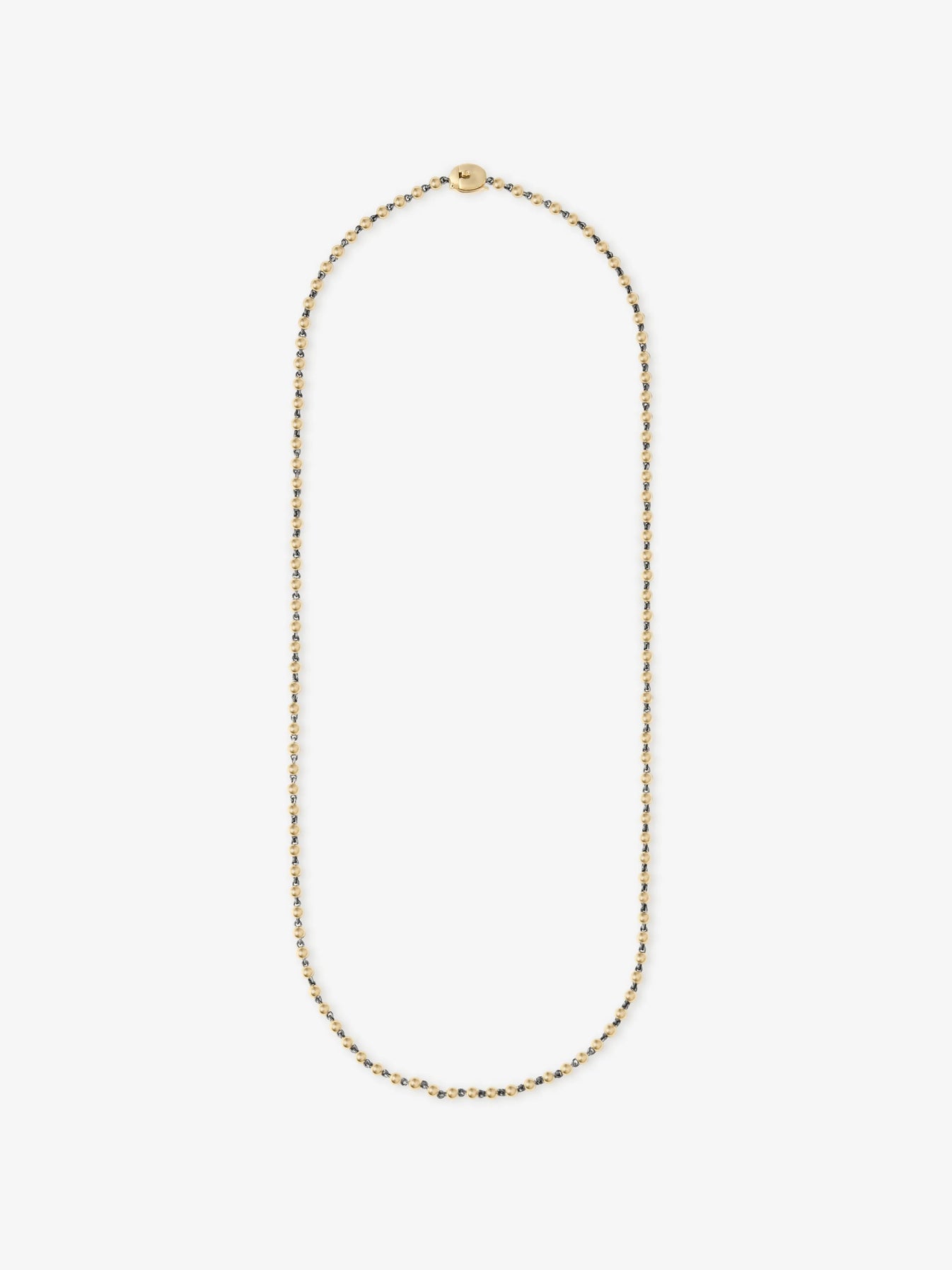 Micro Ball n Chain Yellow Gold 21" Necklace | Jessica McCormack ...