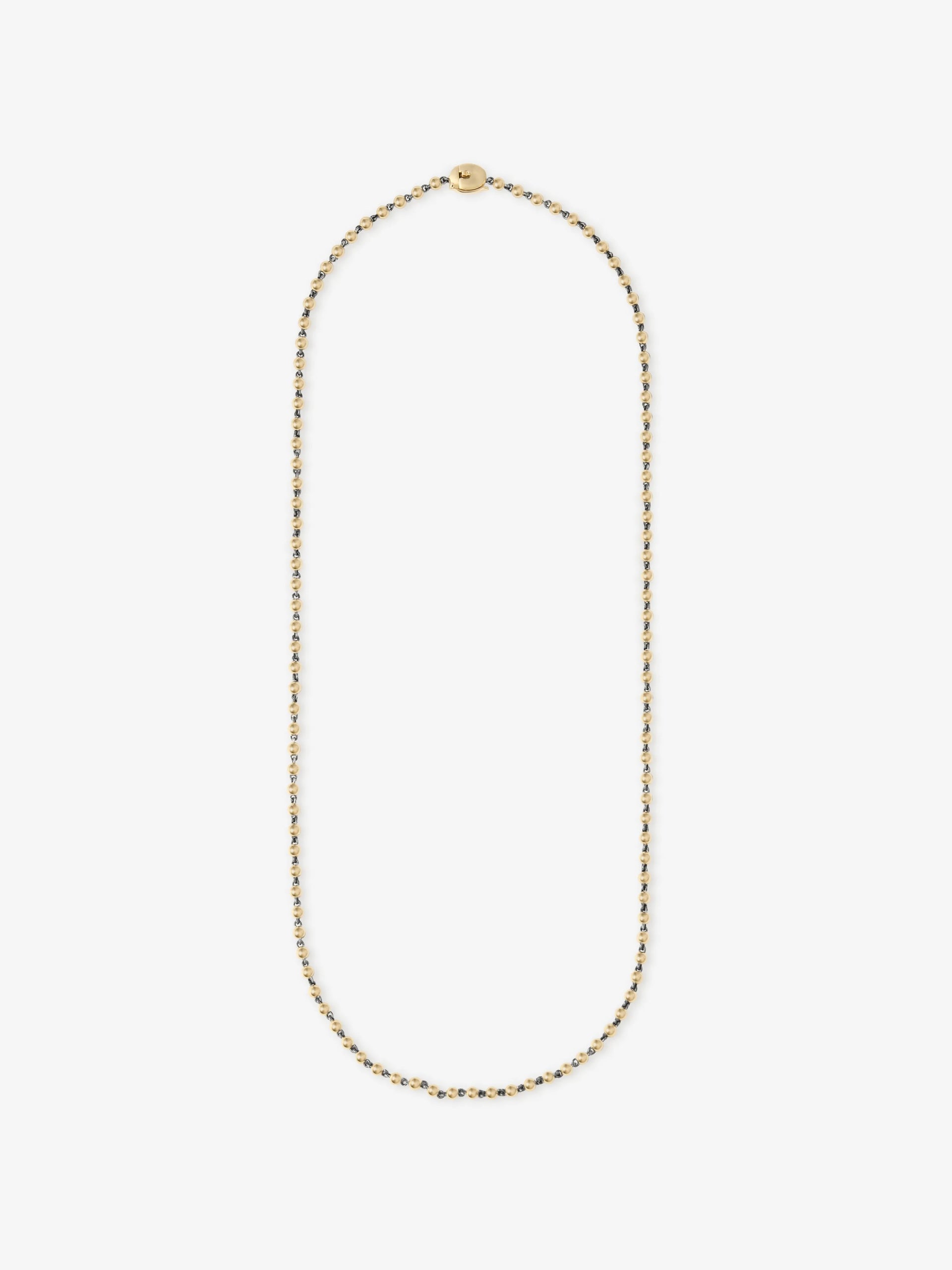 Micro Ball n Chain Yellow Gold 21" Necklace | Jessica McCormack ...