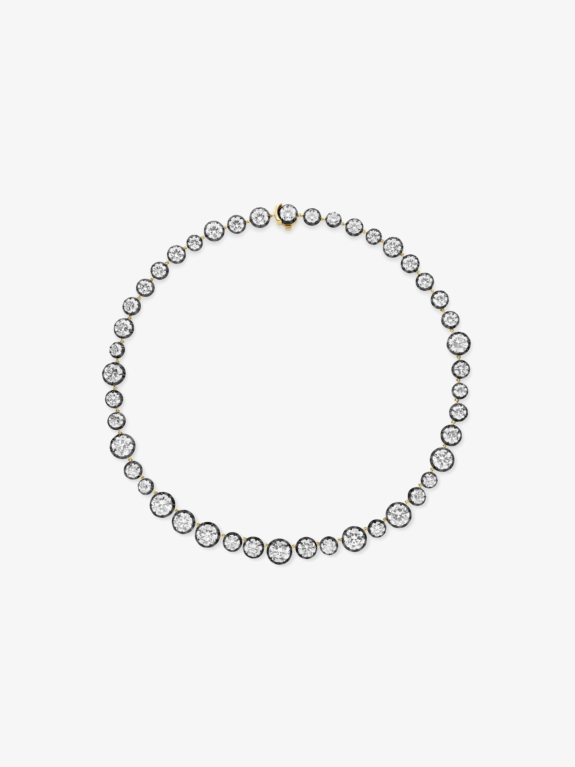 Signature 53ct Diamond Button Back Necklace | Jessica McCormack ...
