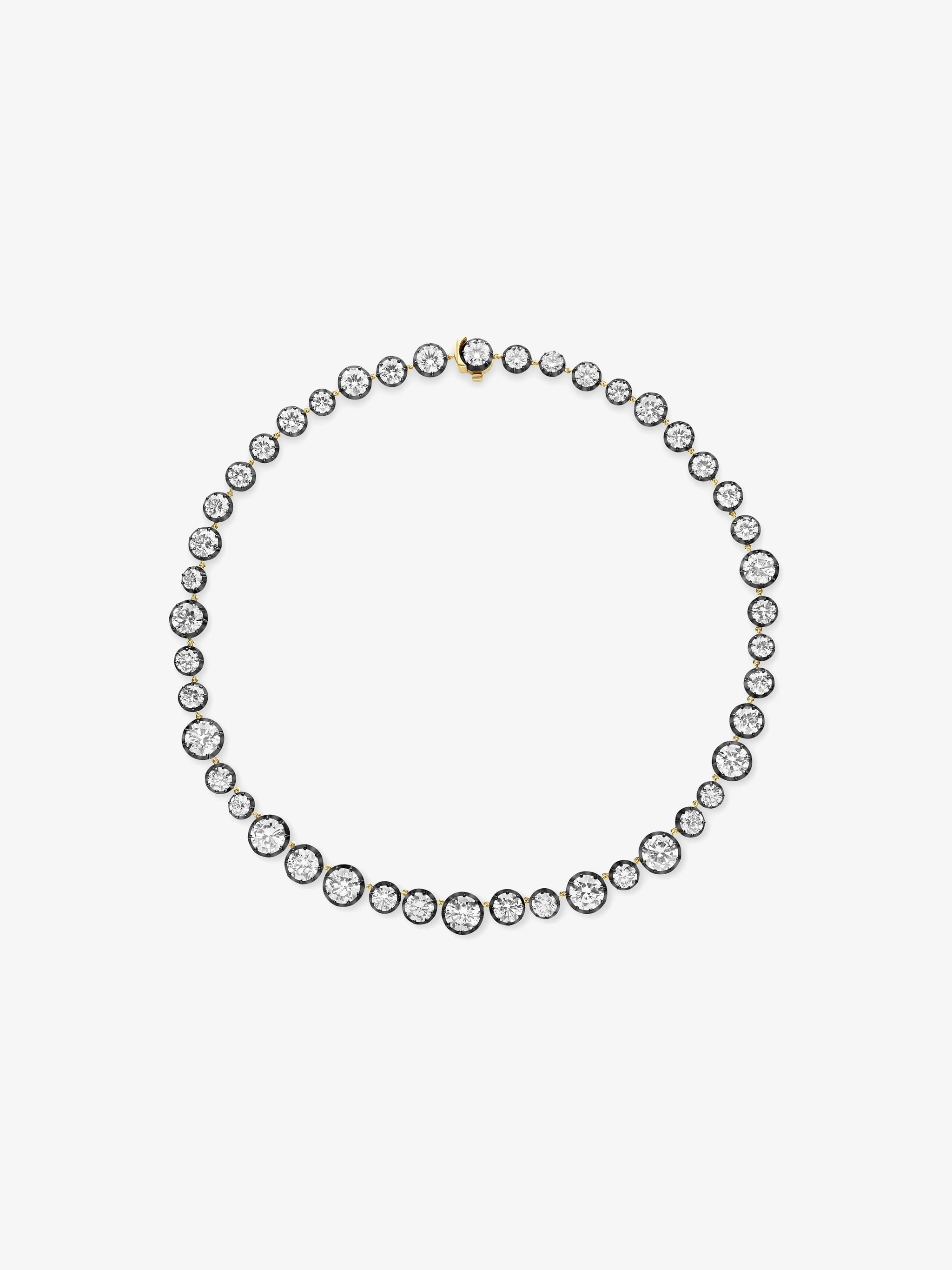 Signature 53ct Diamond Button Back Necklace | Jessica McCormack ...