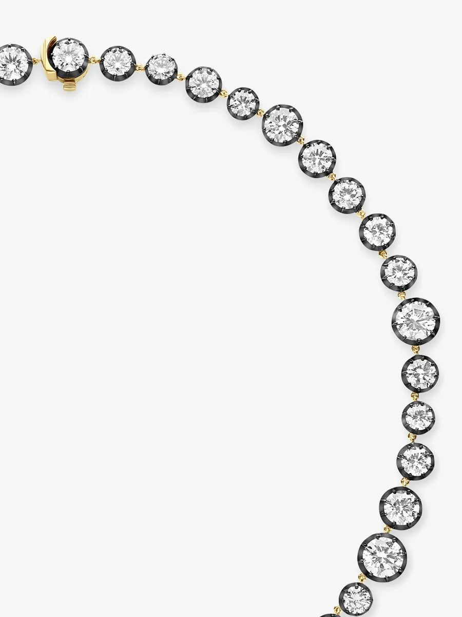 Signature 53ct Diamond Button Back Necklace | Jessica McCormack ...