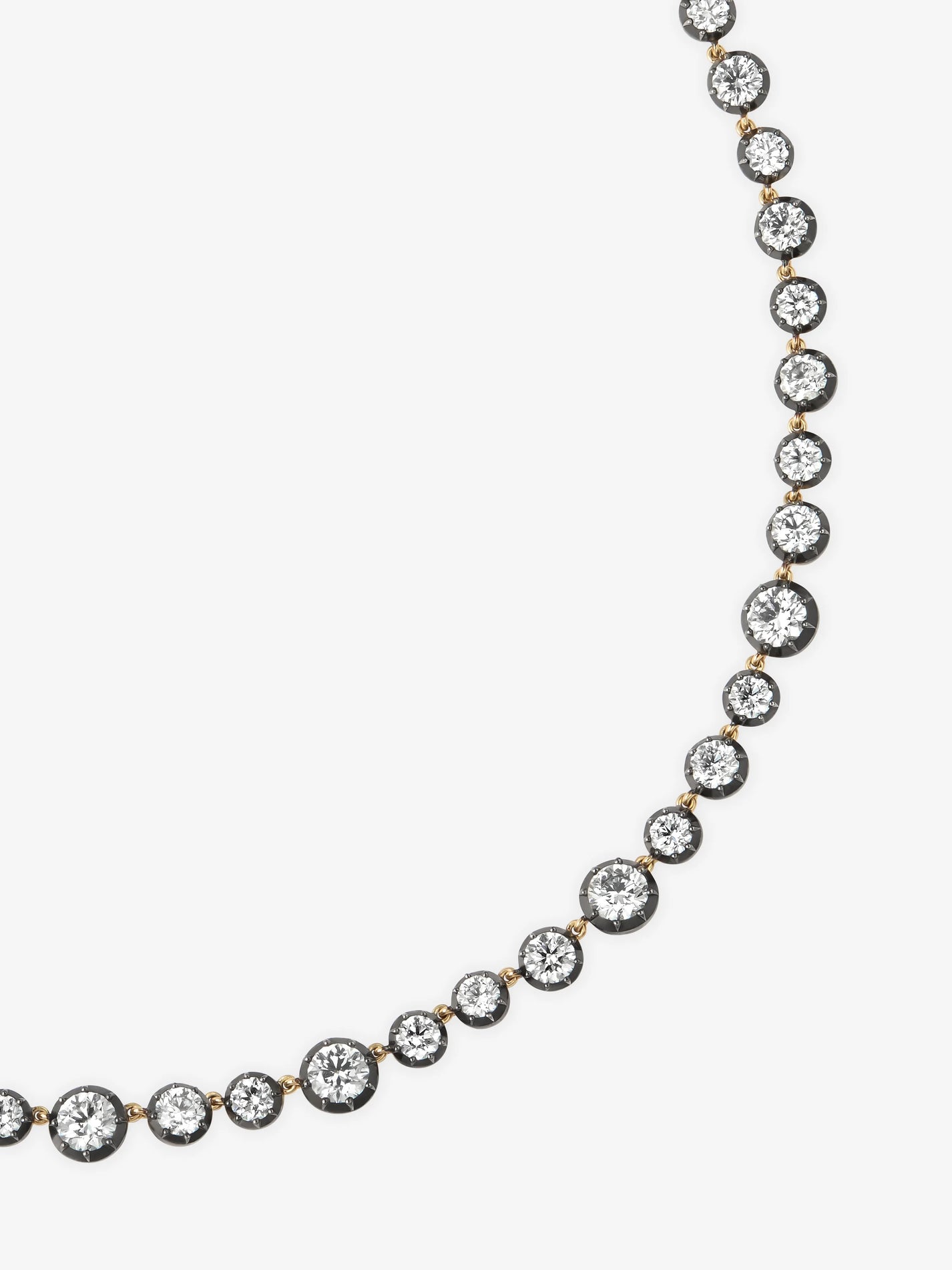 Signature 17ct Diamond Button Back Necklace | Jessica McCormack ...