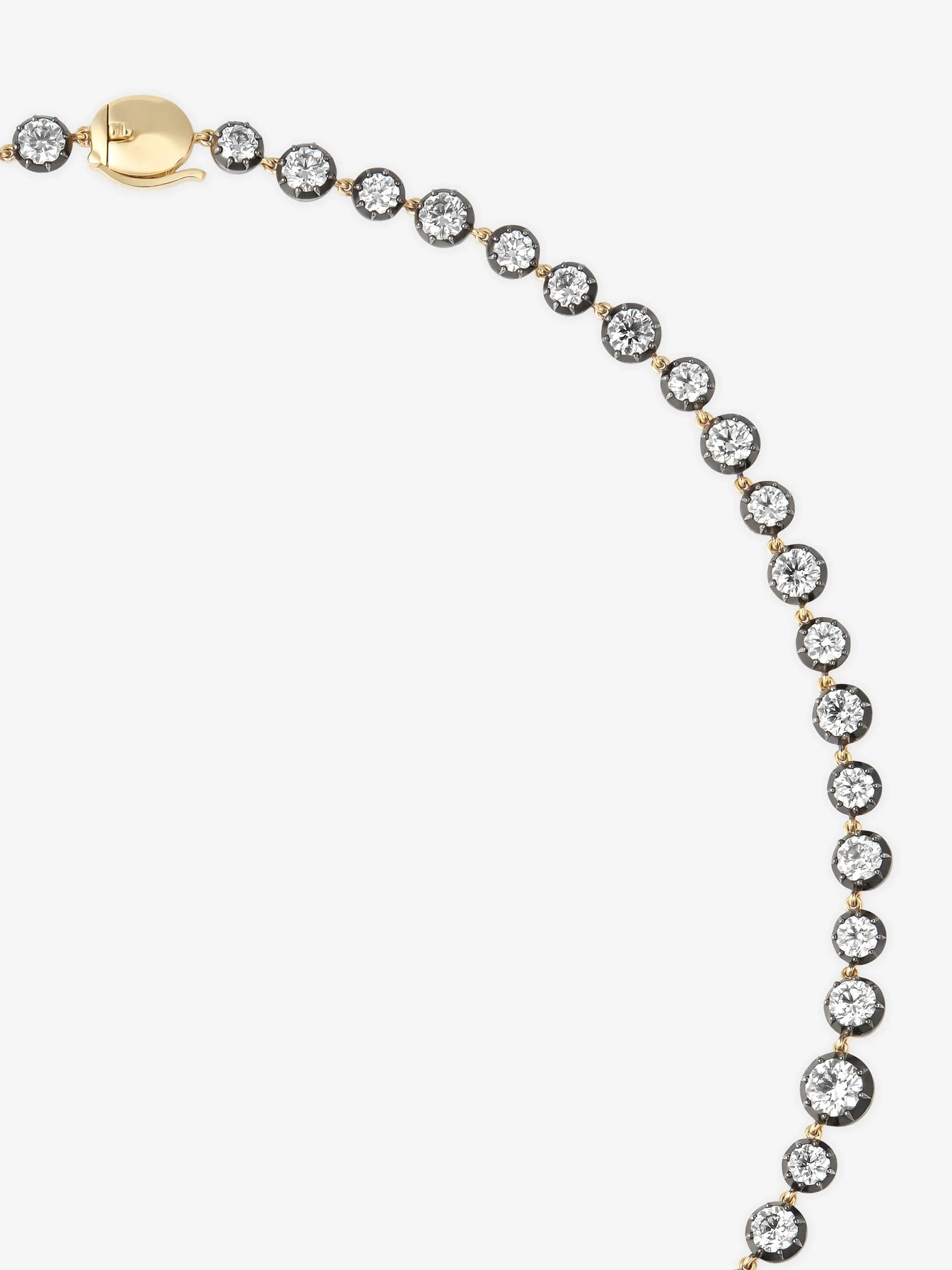 Signature 17ct Diamond Button Back Necklace | Jessica McCormack ...