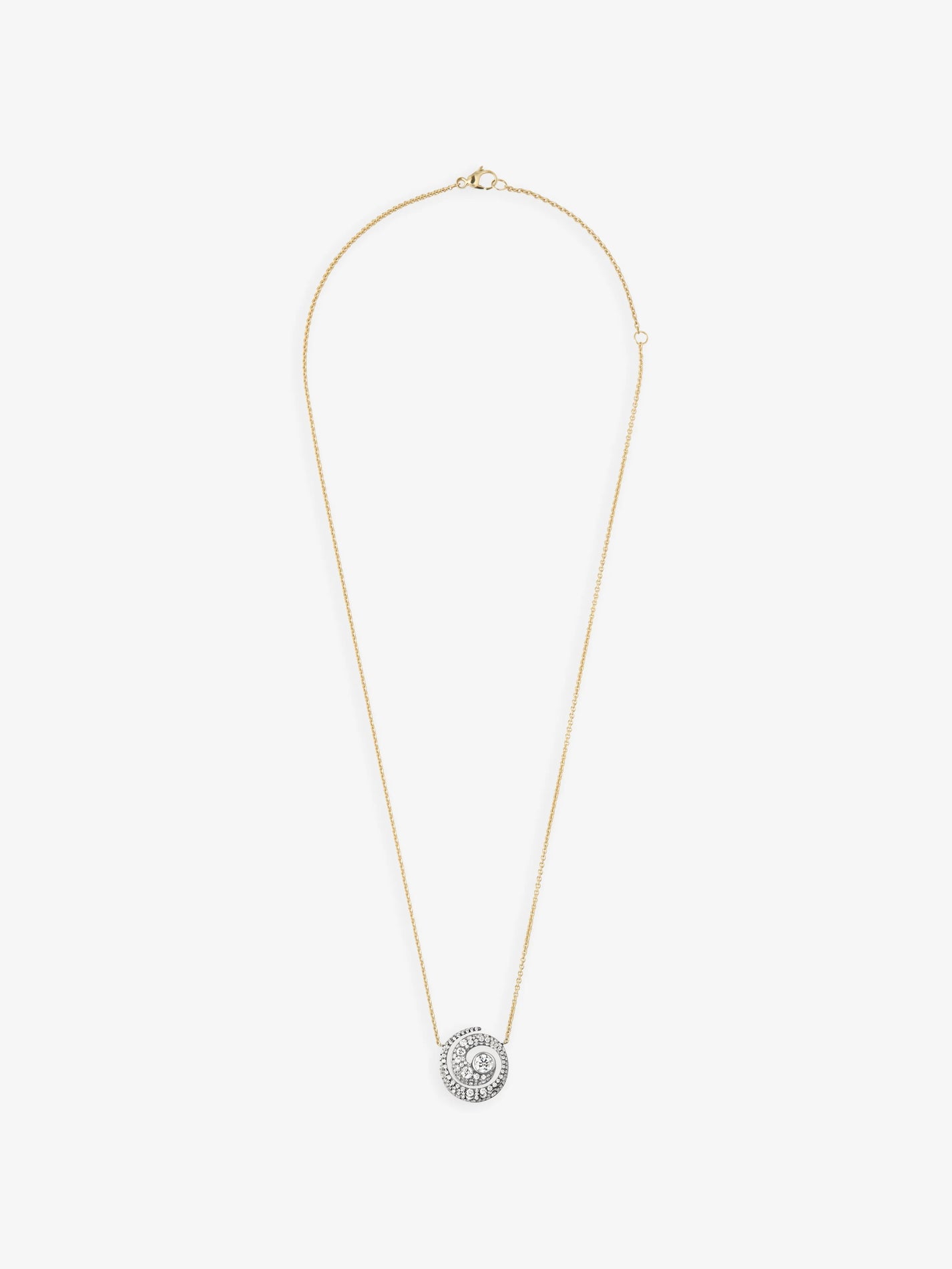 Tattoo Diamond & Blackened Gold Pendant Necklace – Jessica McCormack UK