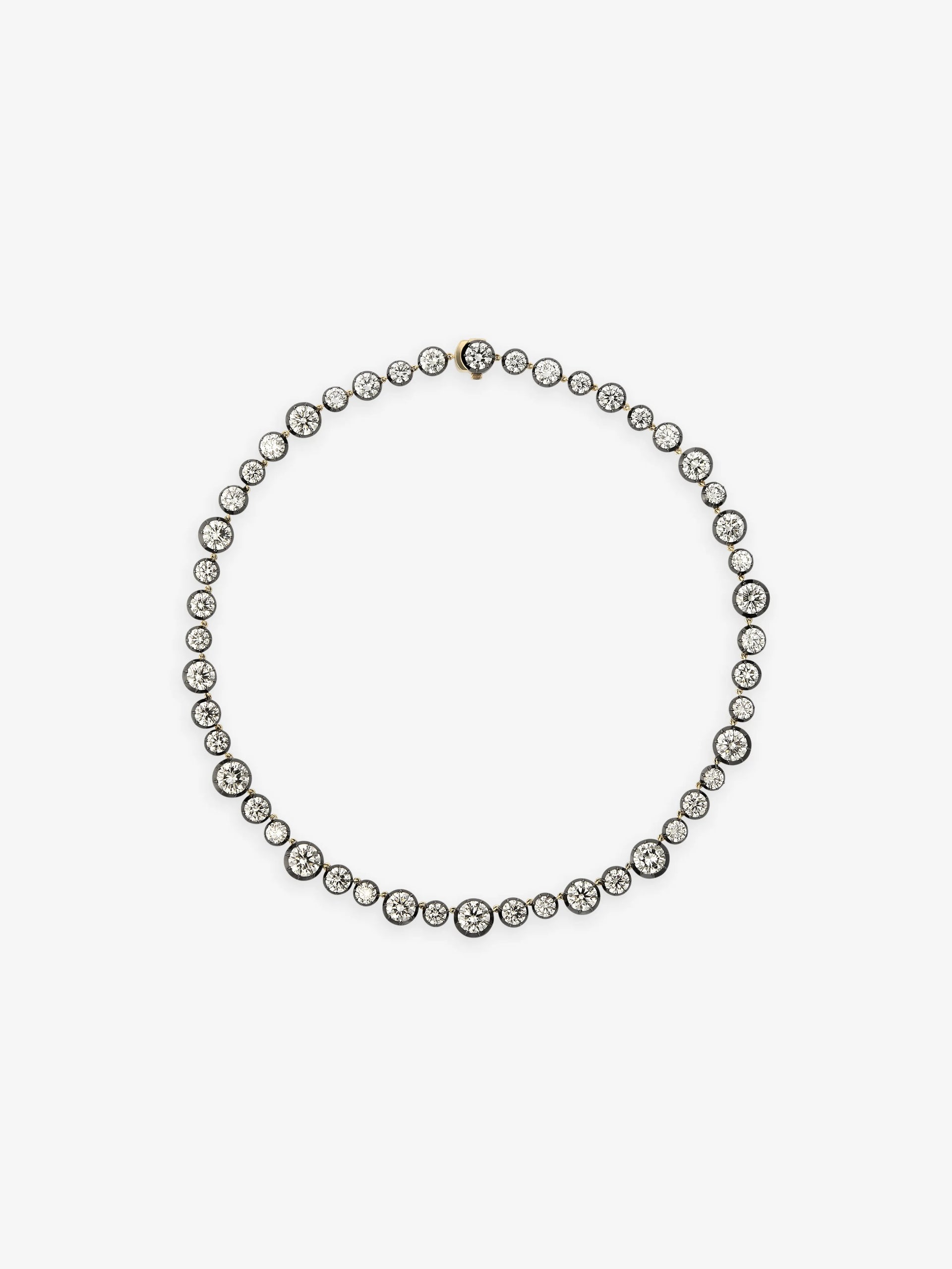 Signature 42ct Diamond Button Back Necklace | Jessica McCormack ...