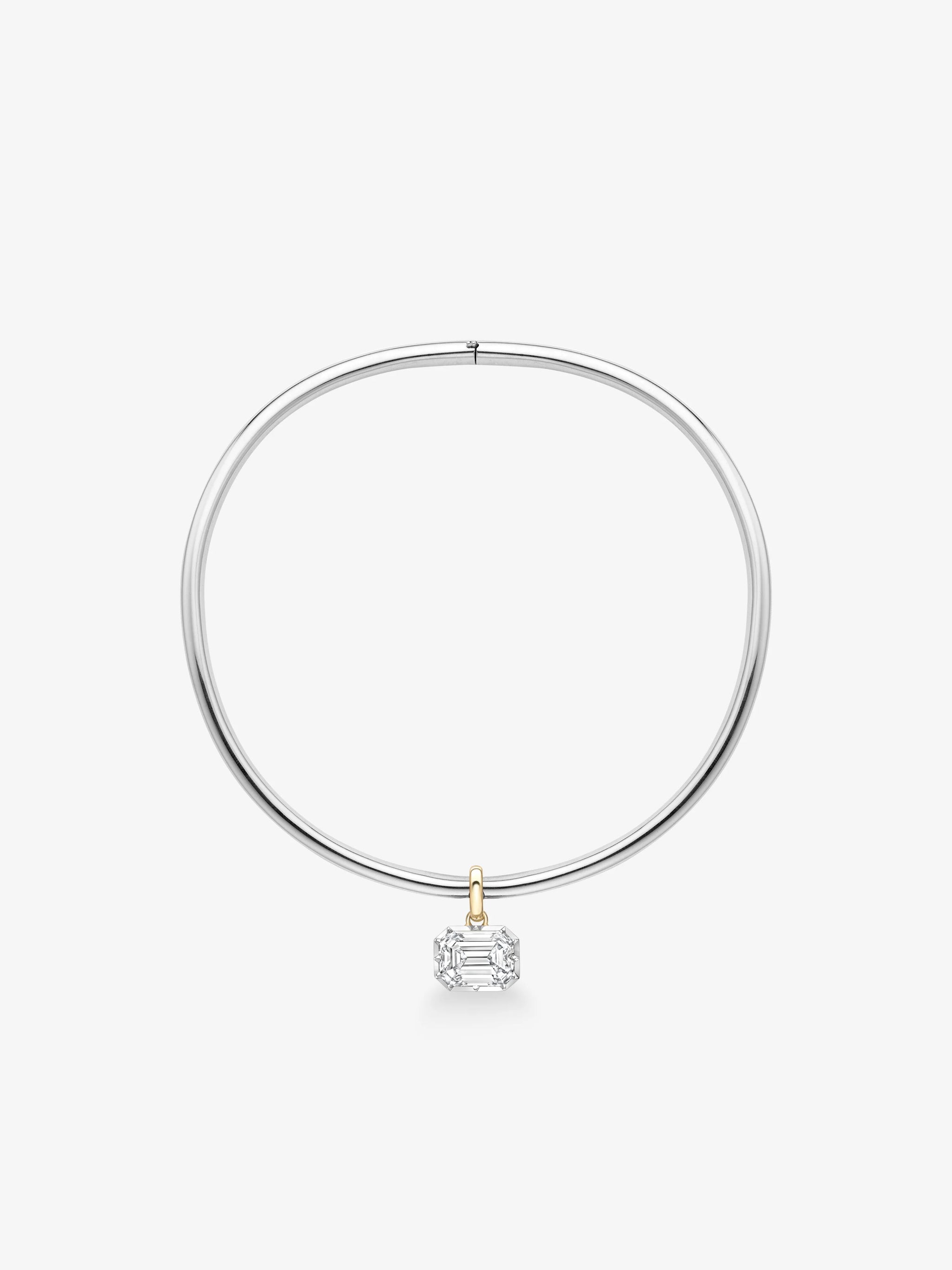 Emerald Cut Diamond Torque Necklace | Jessica McCormack – Jessica ...