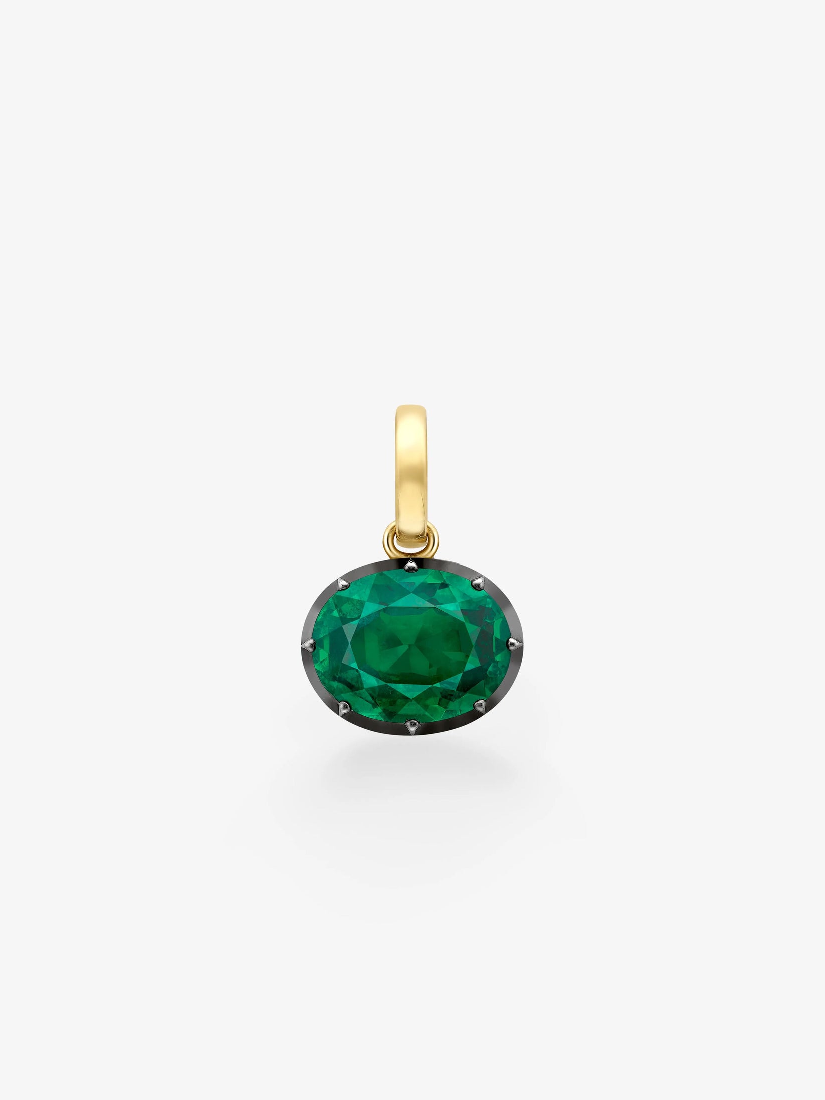 Tempest 9.47ct Oval Cut Emerald Pendant – Jessica McCormack UK