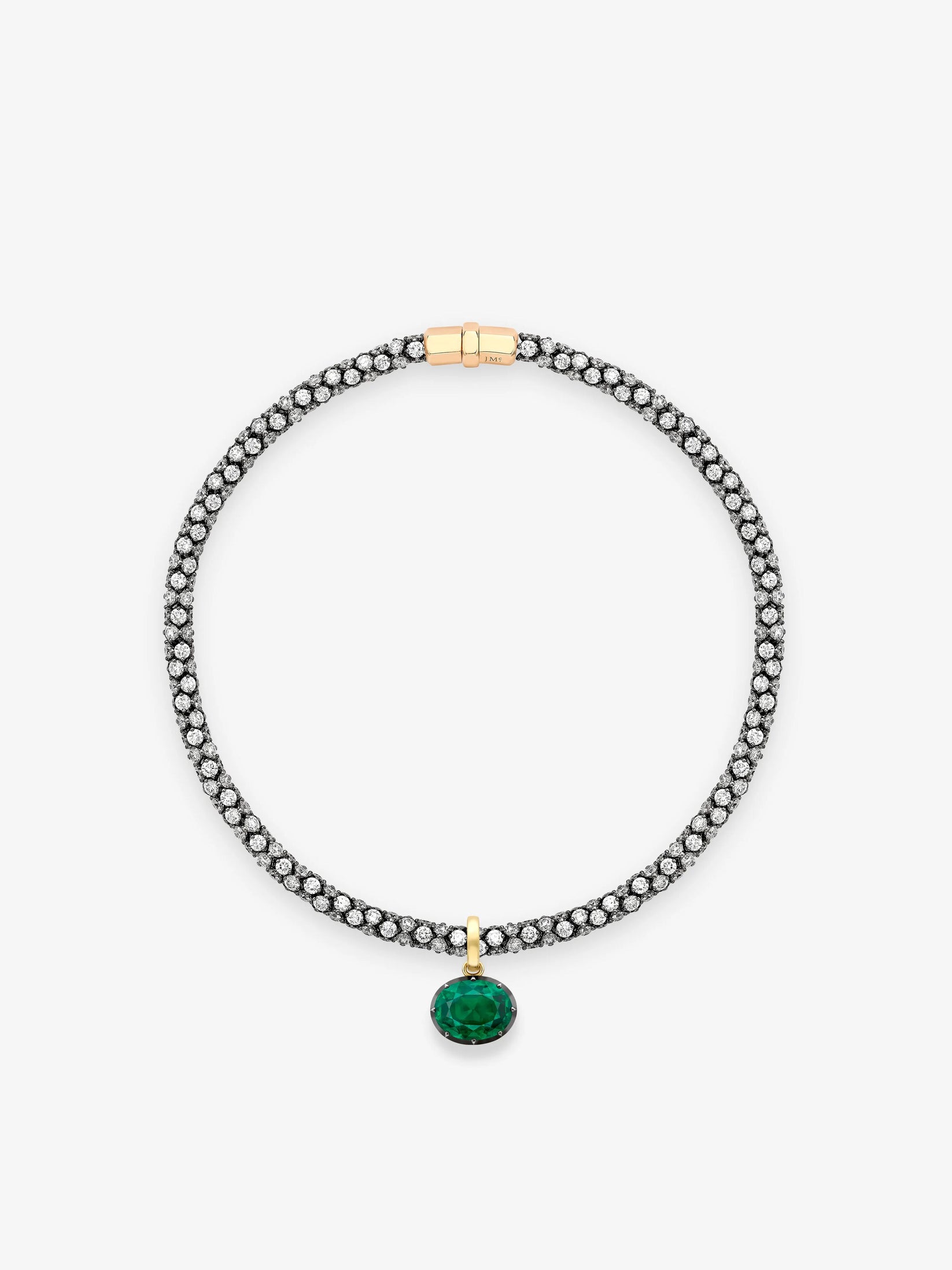 Tempest 9.47ct Oval Cut Emerald Pendant – Jessica McCormack UK