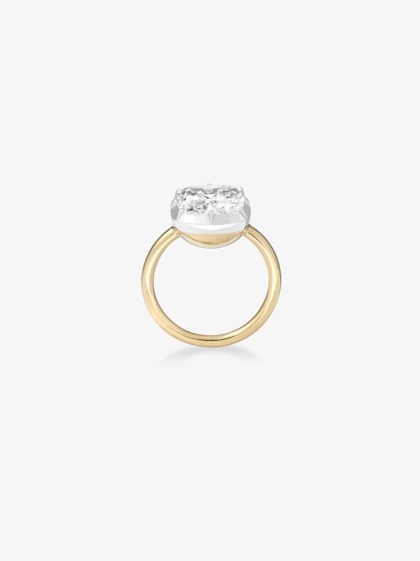 7.01ct Cushion Diamond Button Back Ring | Jessica McCormack – Jessica ...