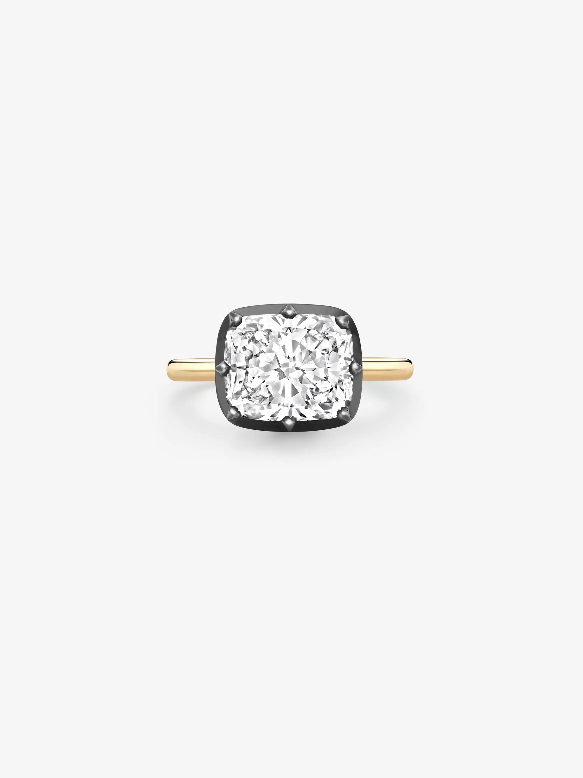 4.58ct East-West Cushion Diamond Button Back Ring – Jessica McCormack UK