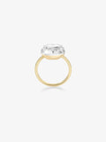 5.02ct East-West Cushion Diamond Button Back Ring | Jessica McCormack ...