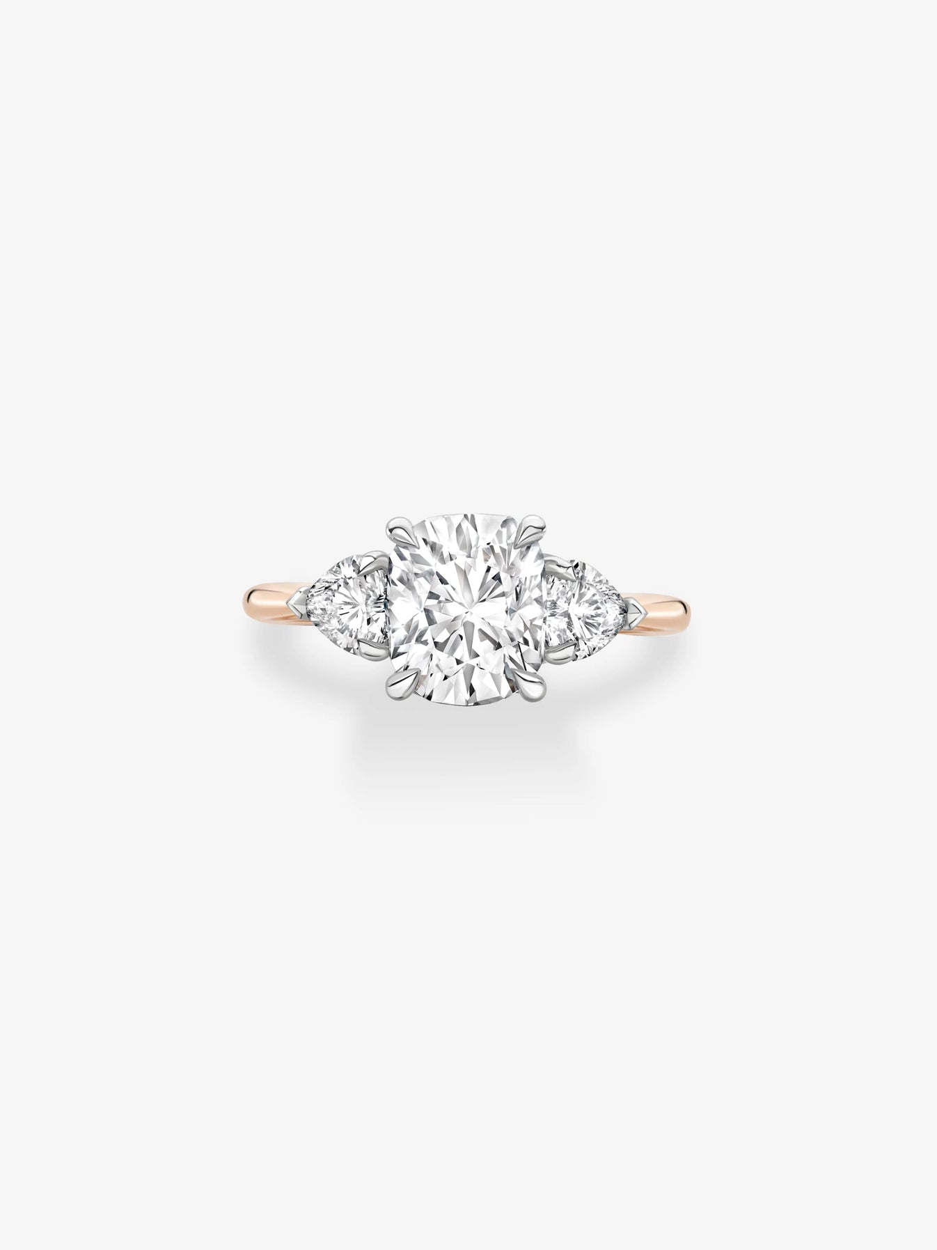 2.10ct Three-Stone Diamond Ring | Jessica McCormack
