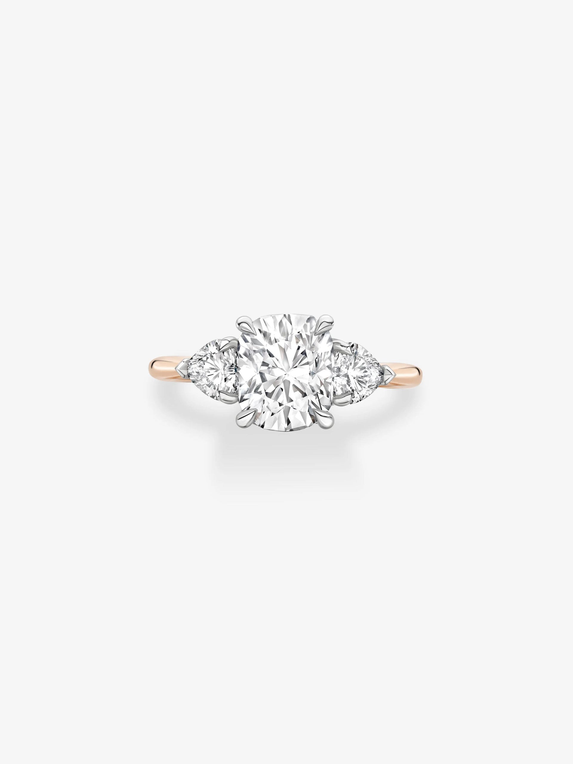 2.10ct Three-Stone Diamond Ring | Jessica McCormack