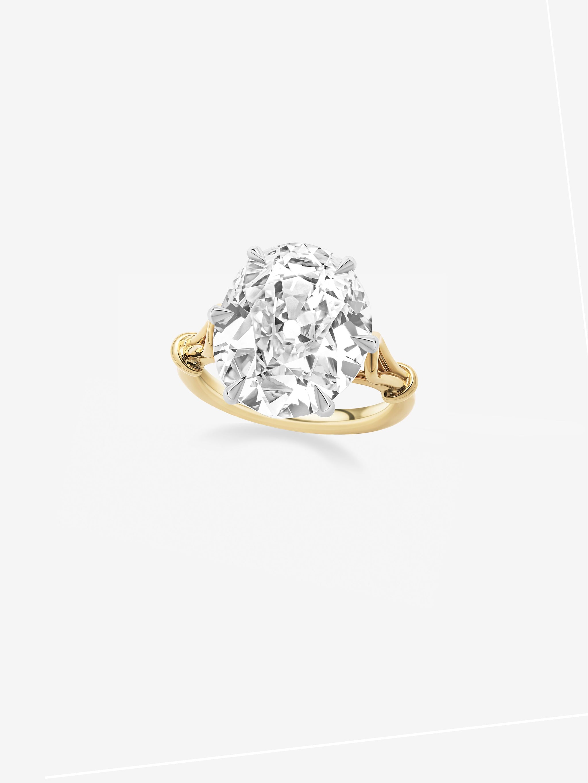 Georgian Loop 9.33ct Oval Diamond Ring | Jessica McCormack